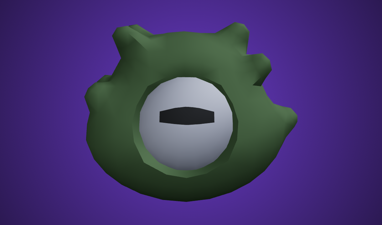 Green Blob - Free 3D Model By Quaternius - Poly Pizza