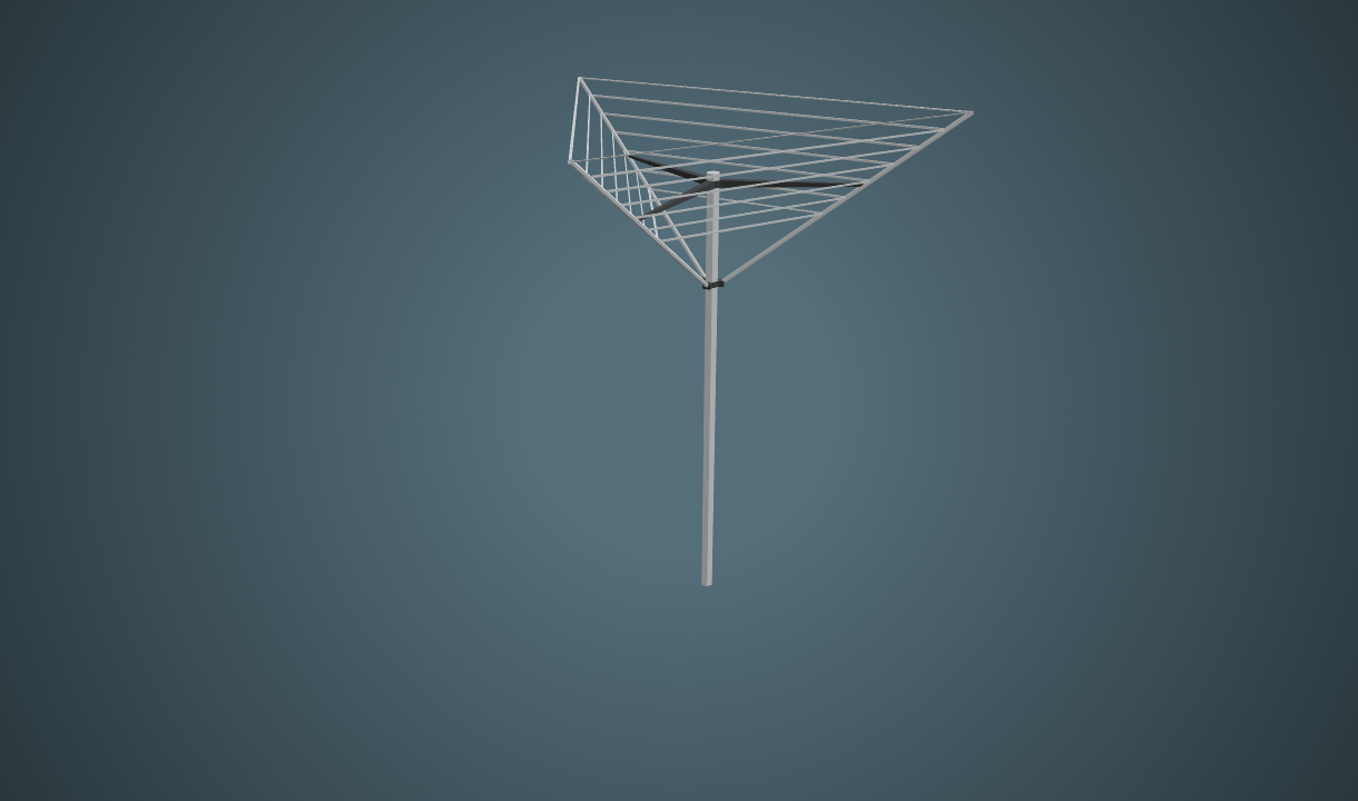Washing Line - Free 3D Model By J-Toastie - Poly Pizza