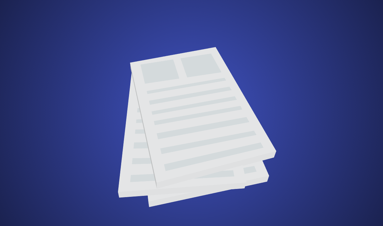 Small Stack of Paper - Free 3D Model By Jarlan Perez - Poly Pizza