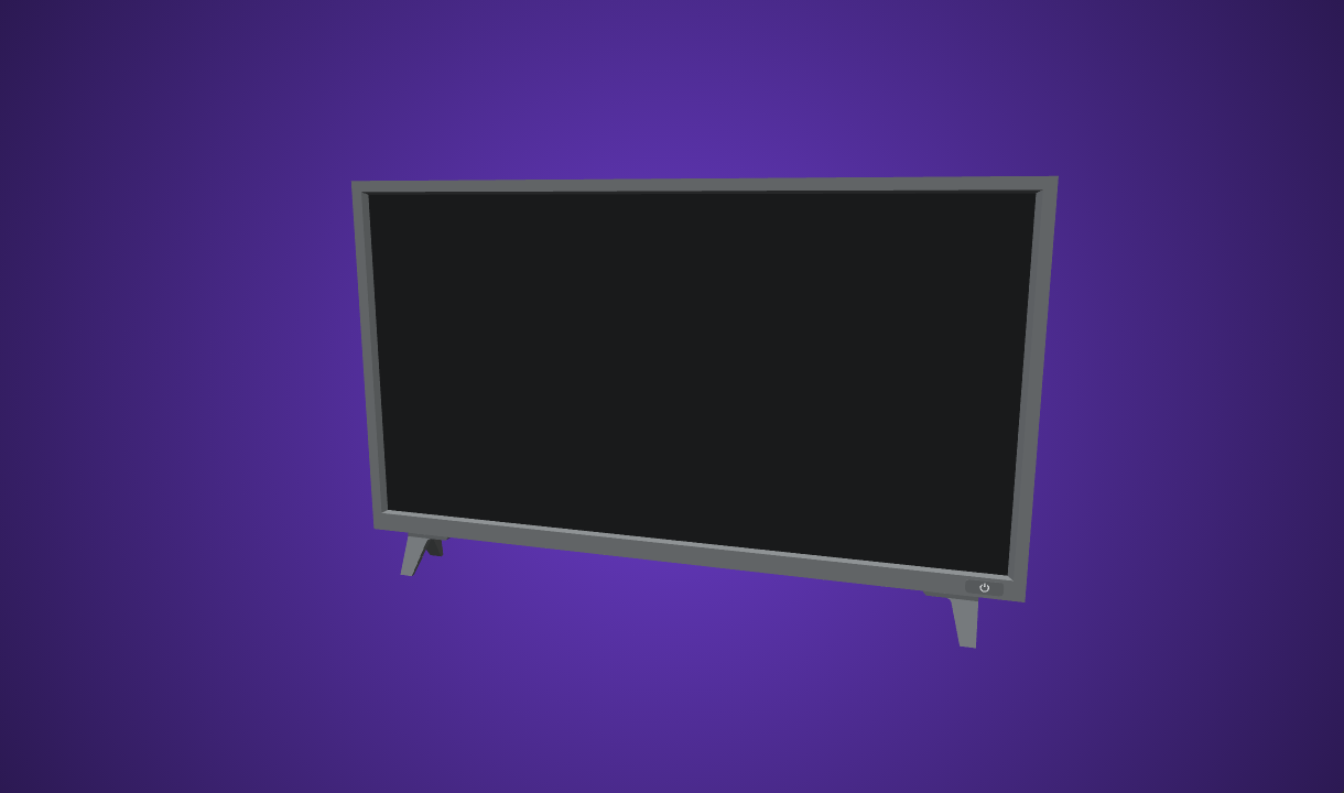 Flat-screen TV - Free 3D Model By J-Toastie - Poly Pizza