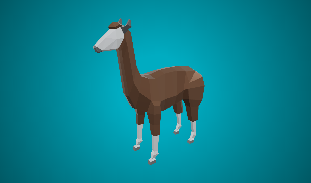 Llama - Free 3D Model By Quaternius - Poly Pizza