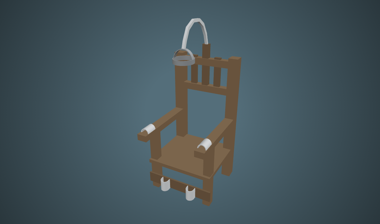 Electric Chair - Free 3D Model By iPoly3D - Poly Pizza
