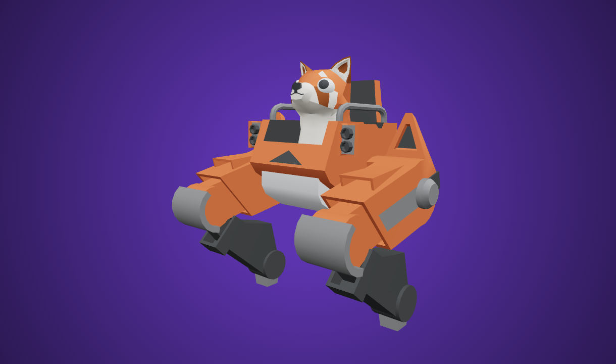 Mech - Free 3D Model By Quaternius - Poly Pizza