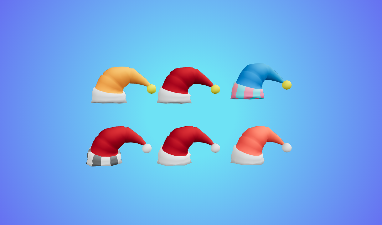 Christmas Cap - Free 3D Model By MiniPoly - Poly Pizza
