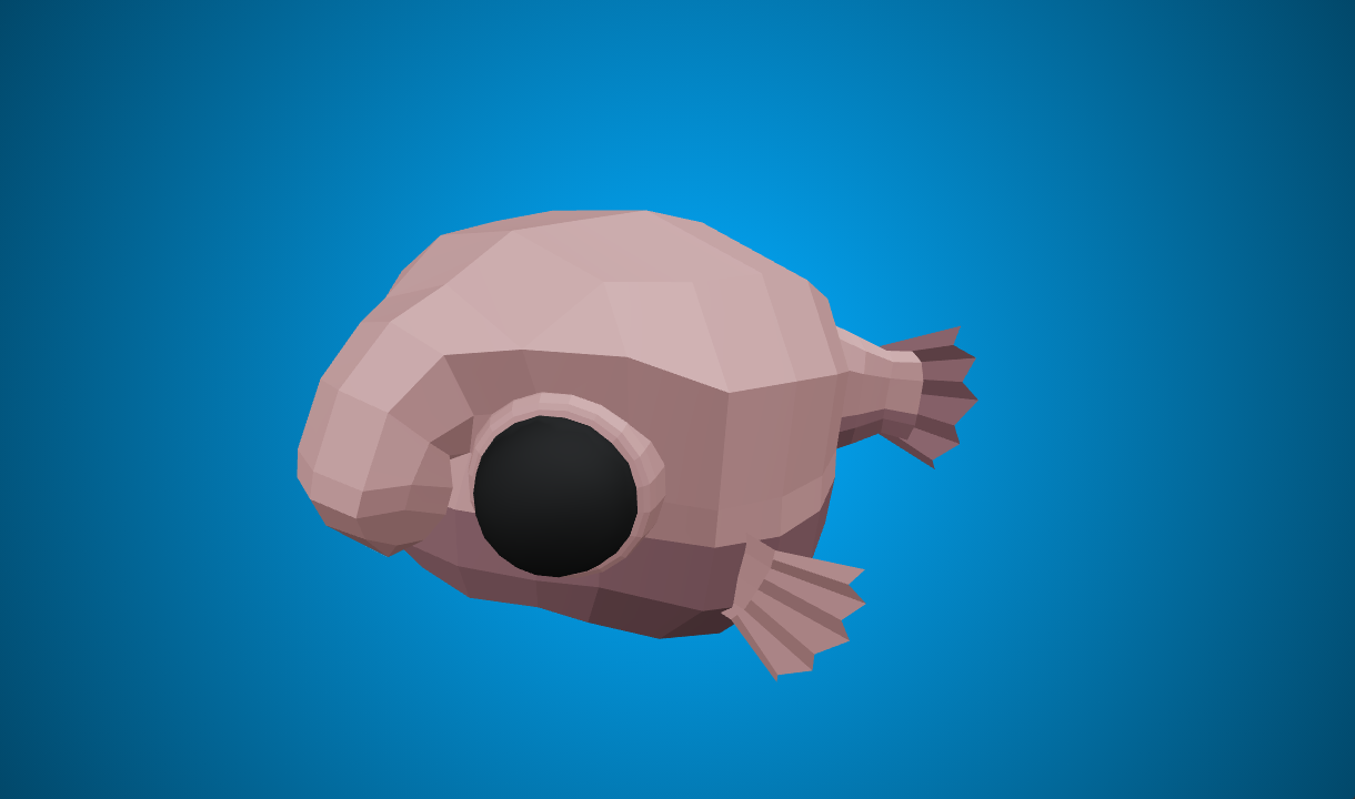 Blobfish - Free 3D Model By Quaternius - Poly Pizza