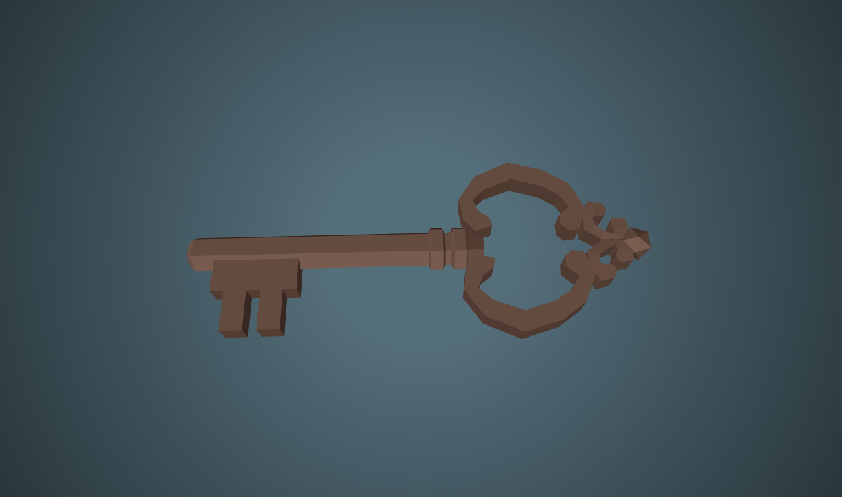 Key - Free 3D Model By Quaternius - Poly Pizza