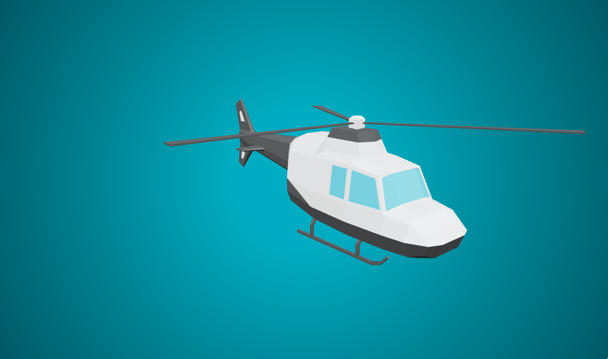 Helicopter - Free 3D Model By jeremy - Poly Pizza
