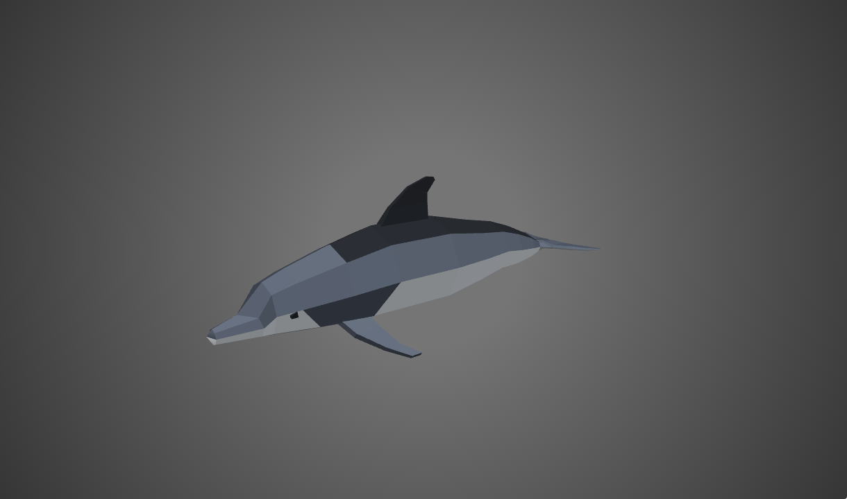 Dolphin - Free 3D Model By Poly by Google - Poly Pizza