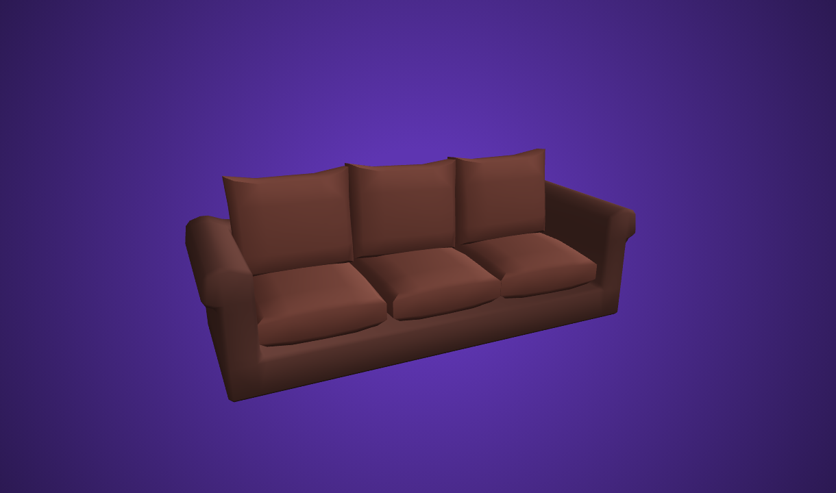 Couch Large - Free 3D Model By Quaternius - Poly Pizza
