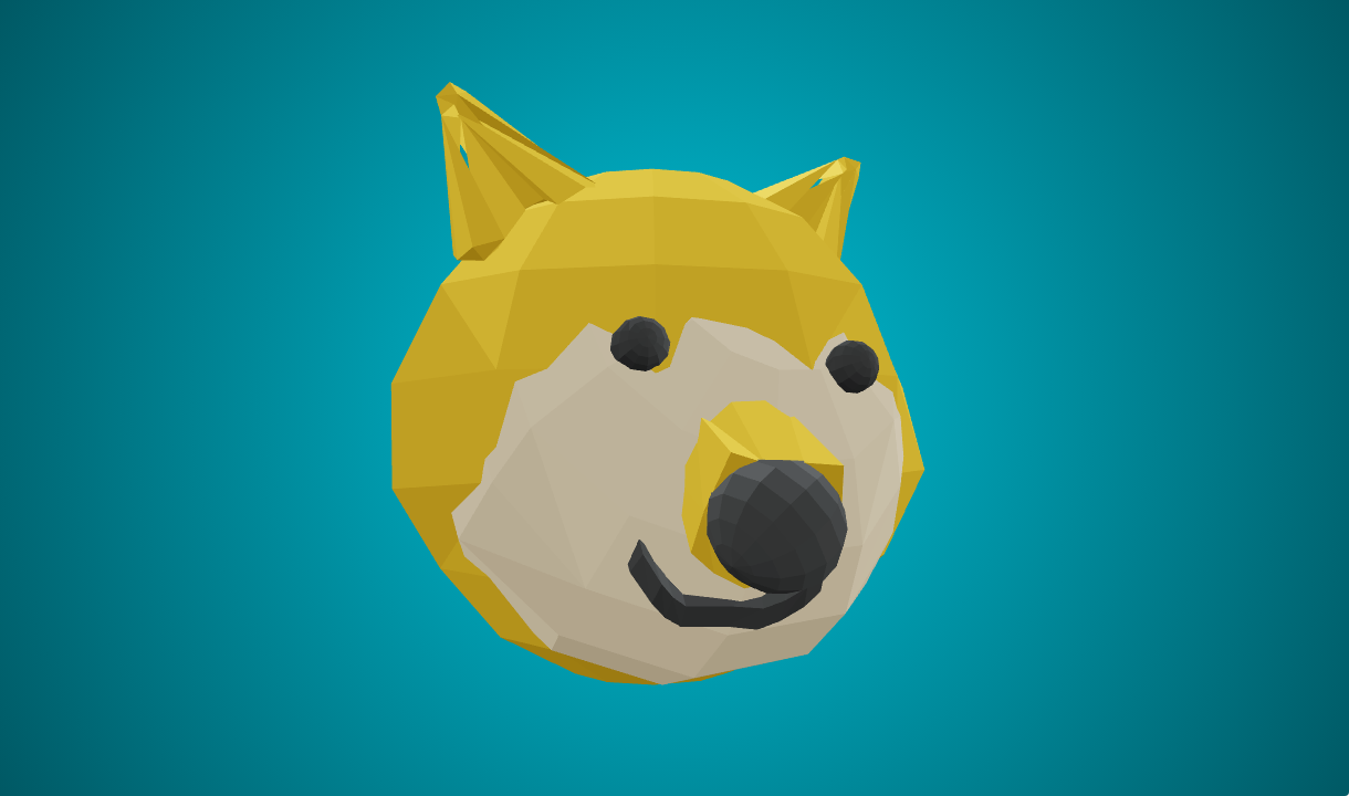 DOGE - Free 3D Model By 徹水 - Poly Pizza