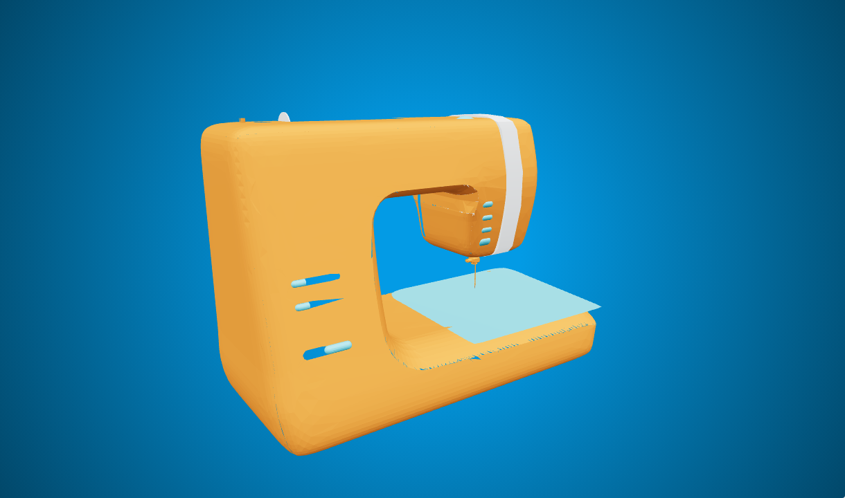 Sewing machine - Free 3D Model By Poly by Google - Poly Pizza
