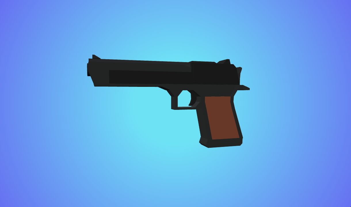 Rigged Deagle Gun - Free 3D Model By Rafael - Poly Pizza