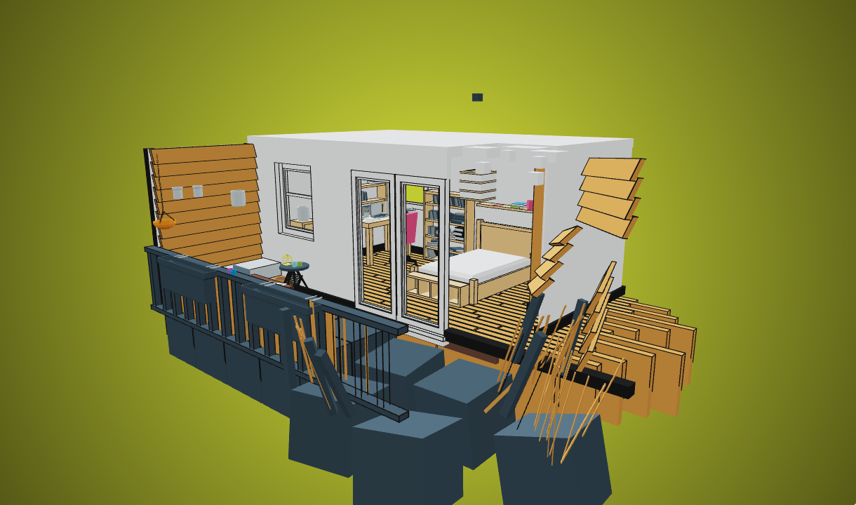 Chilled Cow Apt - Free 3D Model By Julien Kleber (Juliusprod) - Poly Pizza