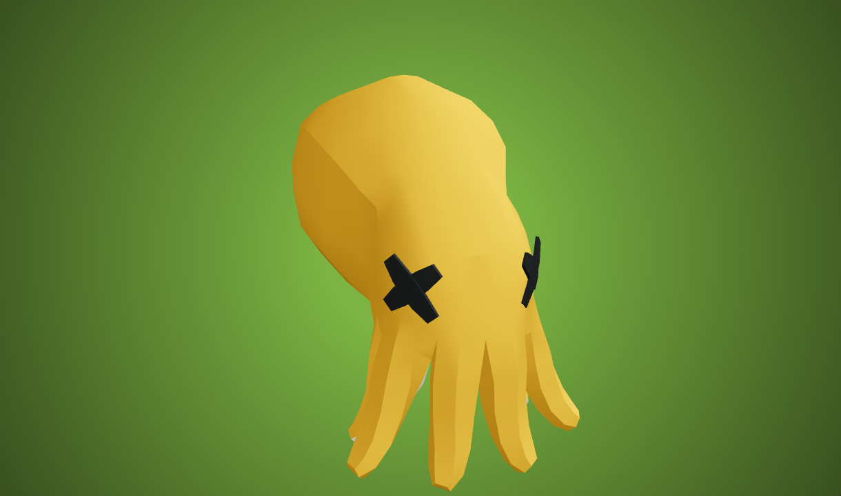 Dead Octopus - Free 3D Model By Quaternius - Poly Pizza