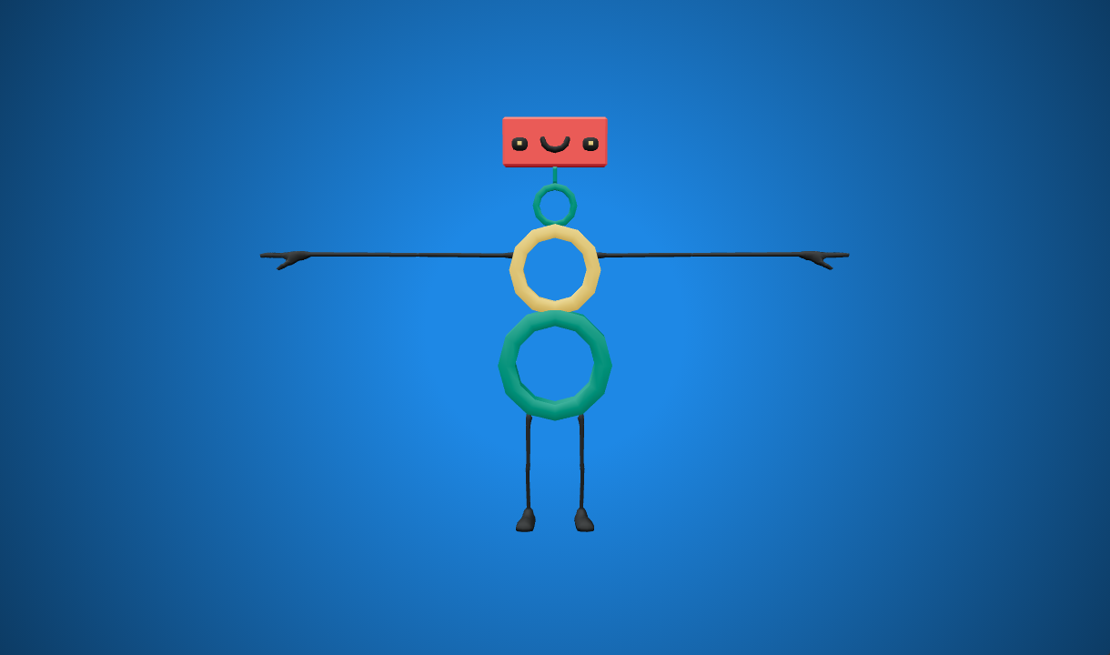 Circle Boy - Free 3D Model By Polygonal Mind - Poly Pizza