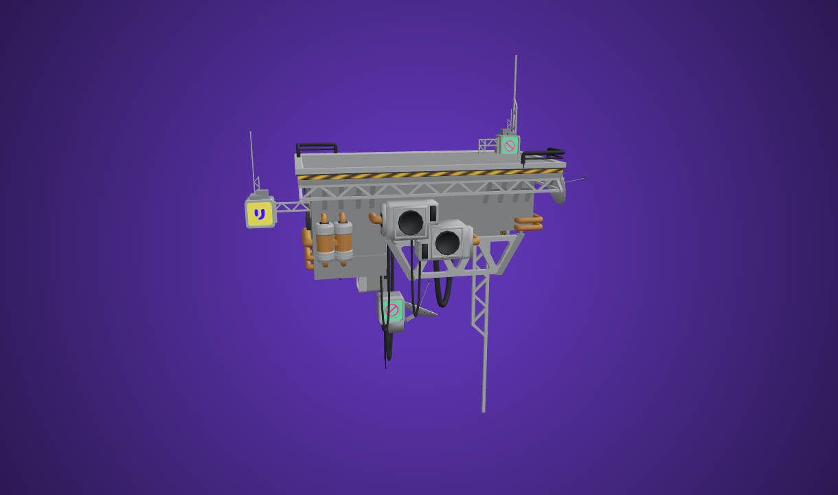 Cyberpunk Platform - Free 3D Model By Quaternius - Poly Pizza