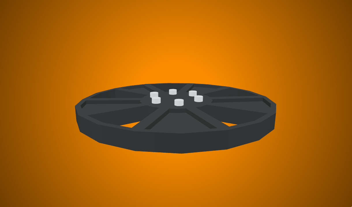 Hubcap - Free 3D Model By Poly by Google - Poly Pizza