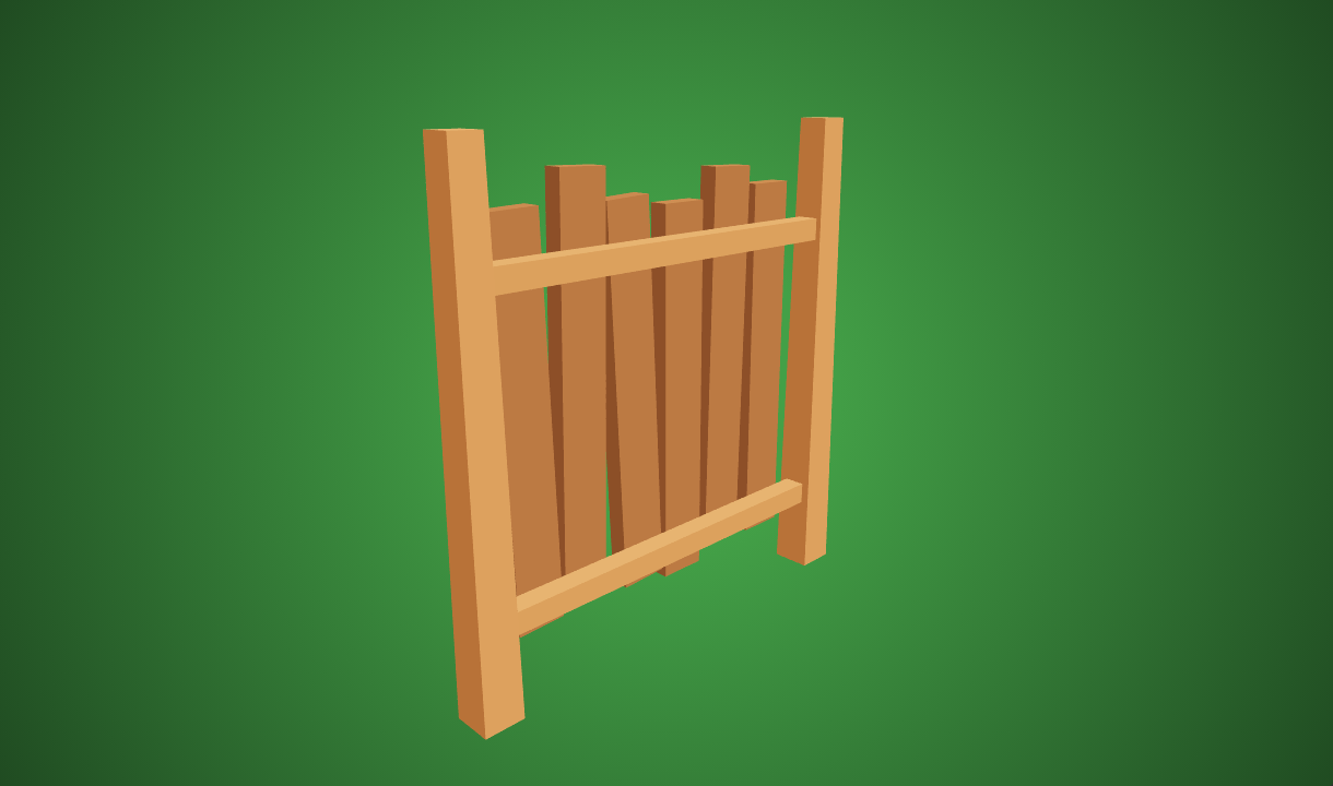 Fence Fortified - Free 3D Model By Kenney - Poly Pizza