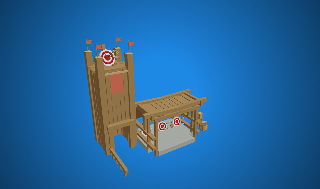 Archery Training Grounds - Free 3D Model By Quaternius - Poly Pizza