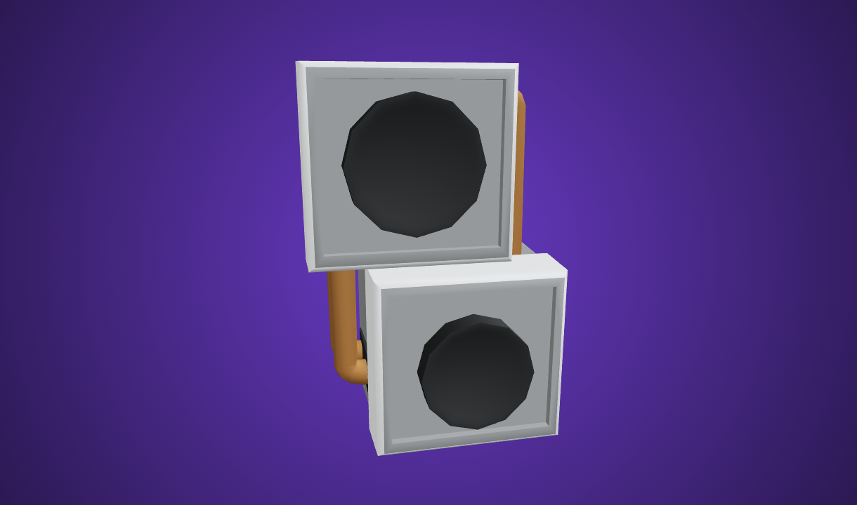 Ac Stacked - Free 3D Model By Quaternius - Poly Pizza