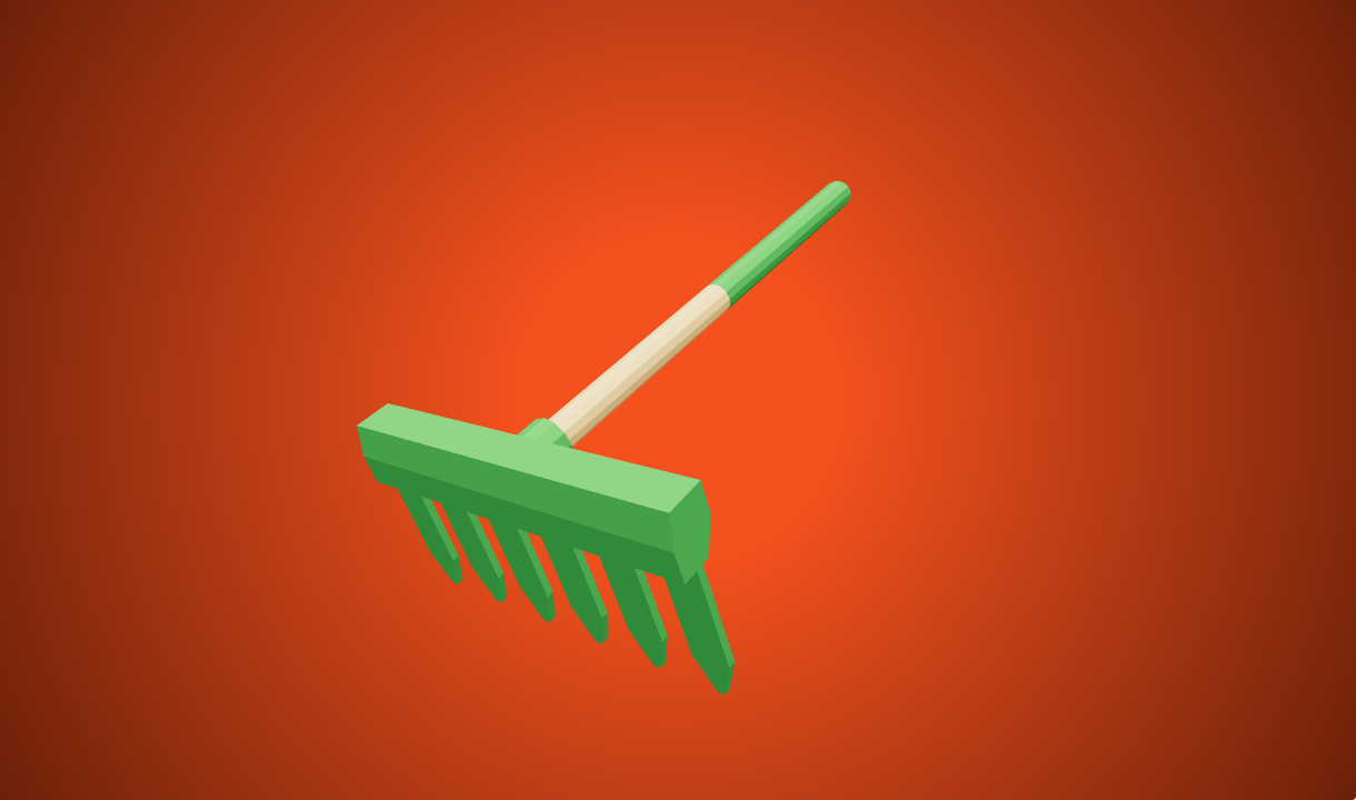 Hand Rake - Free 3D Model By Jarlan Perez - Poly Pizza