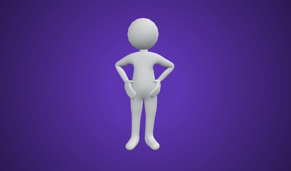 Hyper Casual Character - Free 3D Model By J-Toastie - Poly Pizza