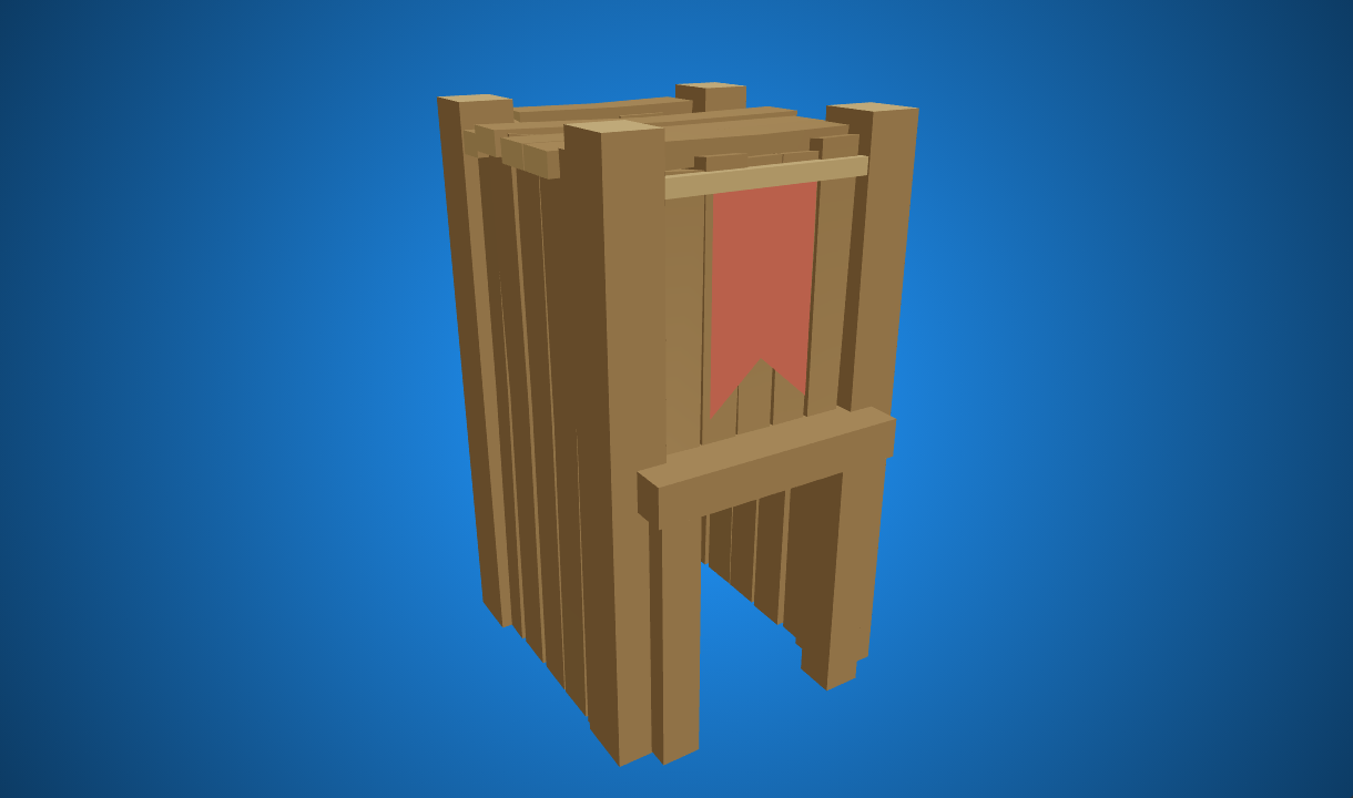 Small Watch Tower - Free 3D Model By Quaternius - Poly Pizza