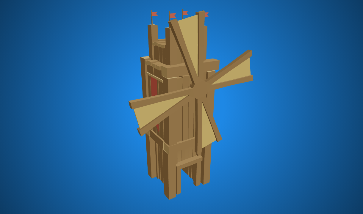 Windmill - Free 3D Model By Quaternius - Poly Pizza