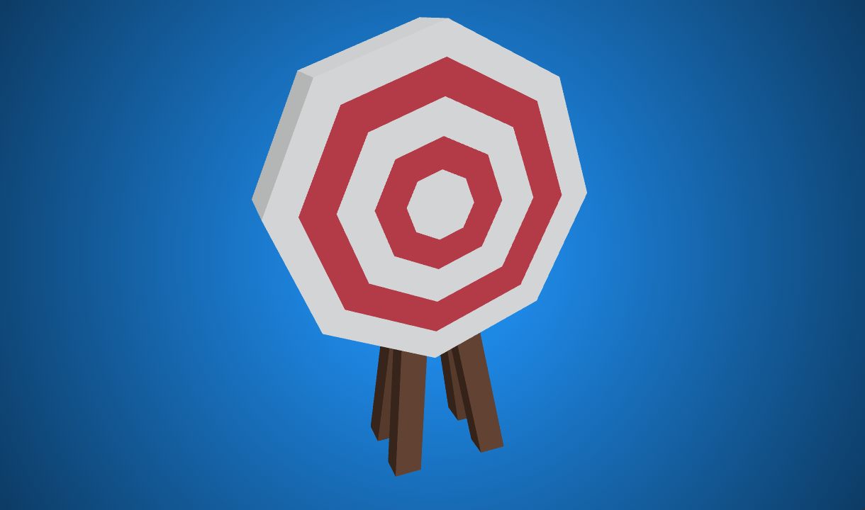 Target - Free 3D Model By Quaternius - Poly Pizza