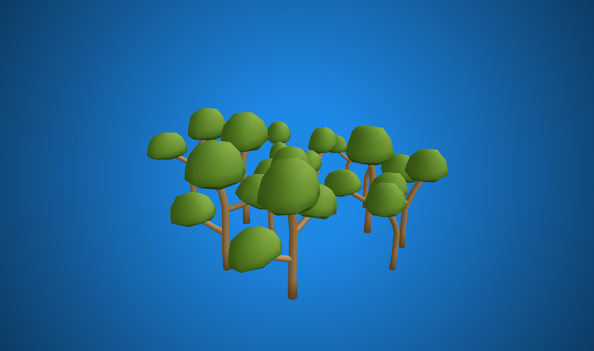 Trees - Free 3D Model By Quaternius - Poly Pizza
