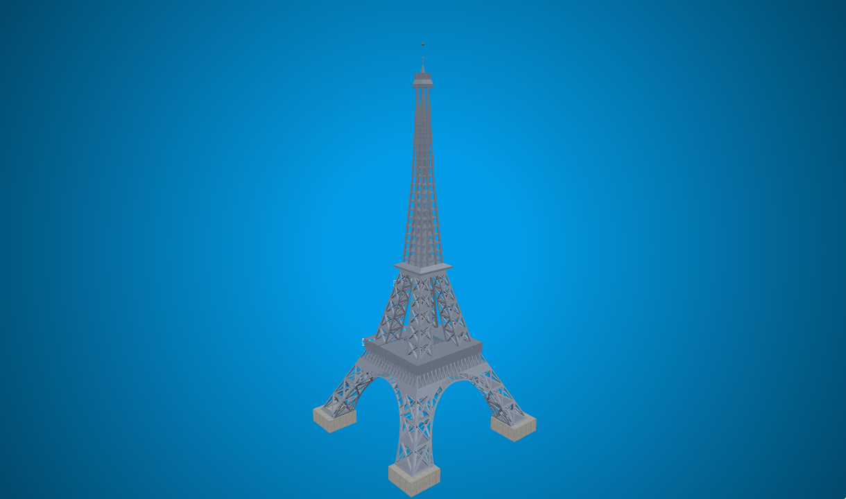 SM - EIffel Tower - Free 3D Model By Scott Marshall - Poly Pizza