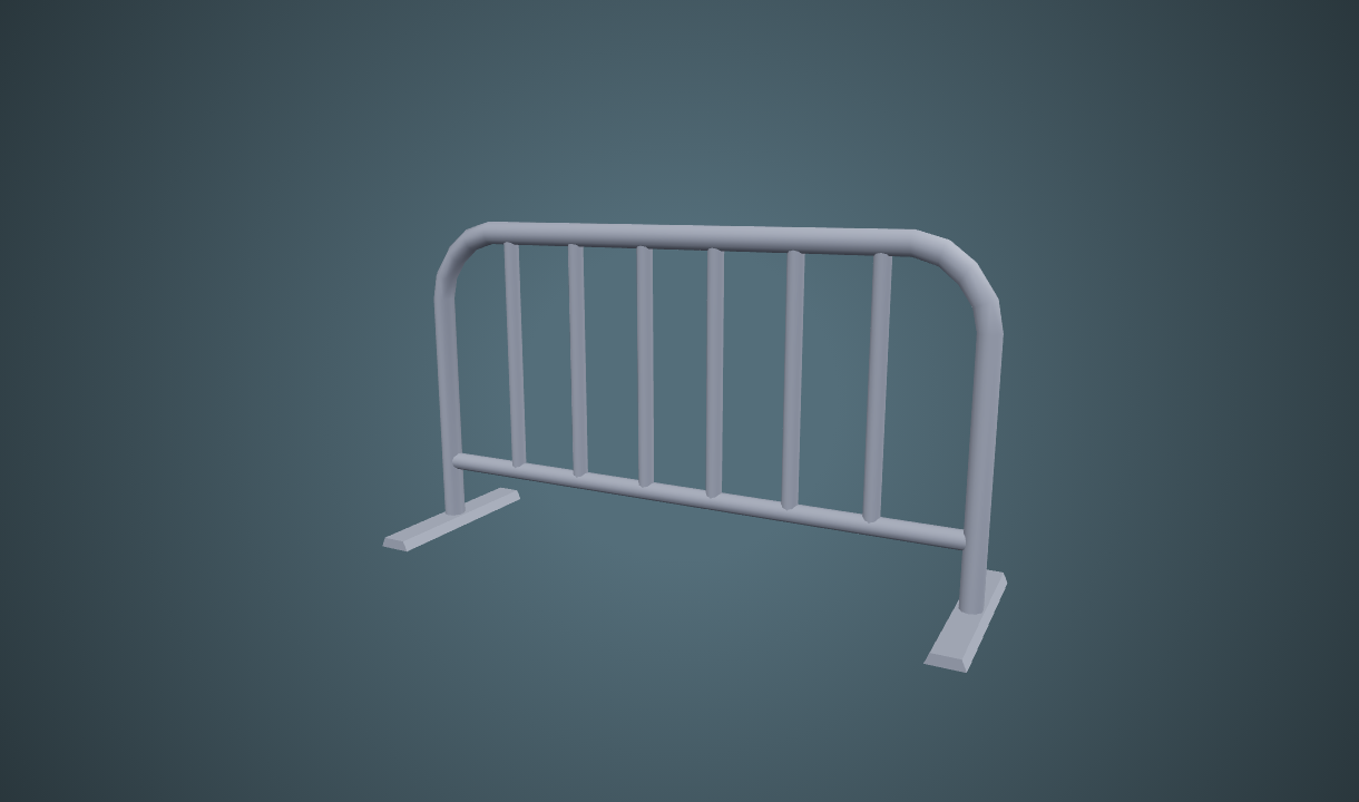 Fence - Free 3D Model By Quaternius - Poly Pizza