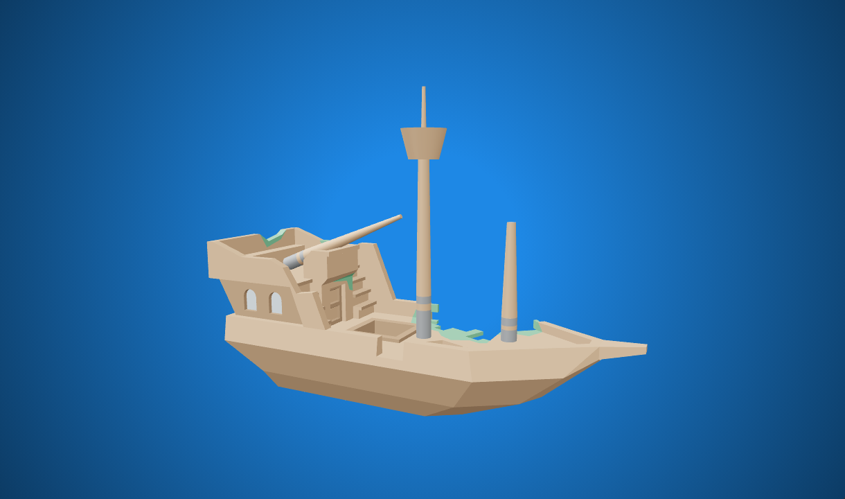 Ship Wreck - Free 3D Model By Kenney - Poly Pizza