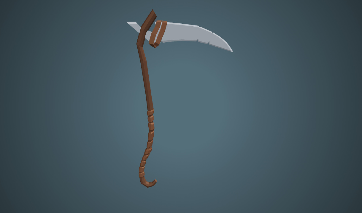 Scythe - Free 3D Model By Quaternius - Poly Pizza