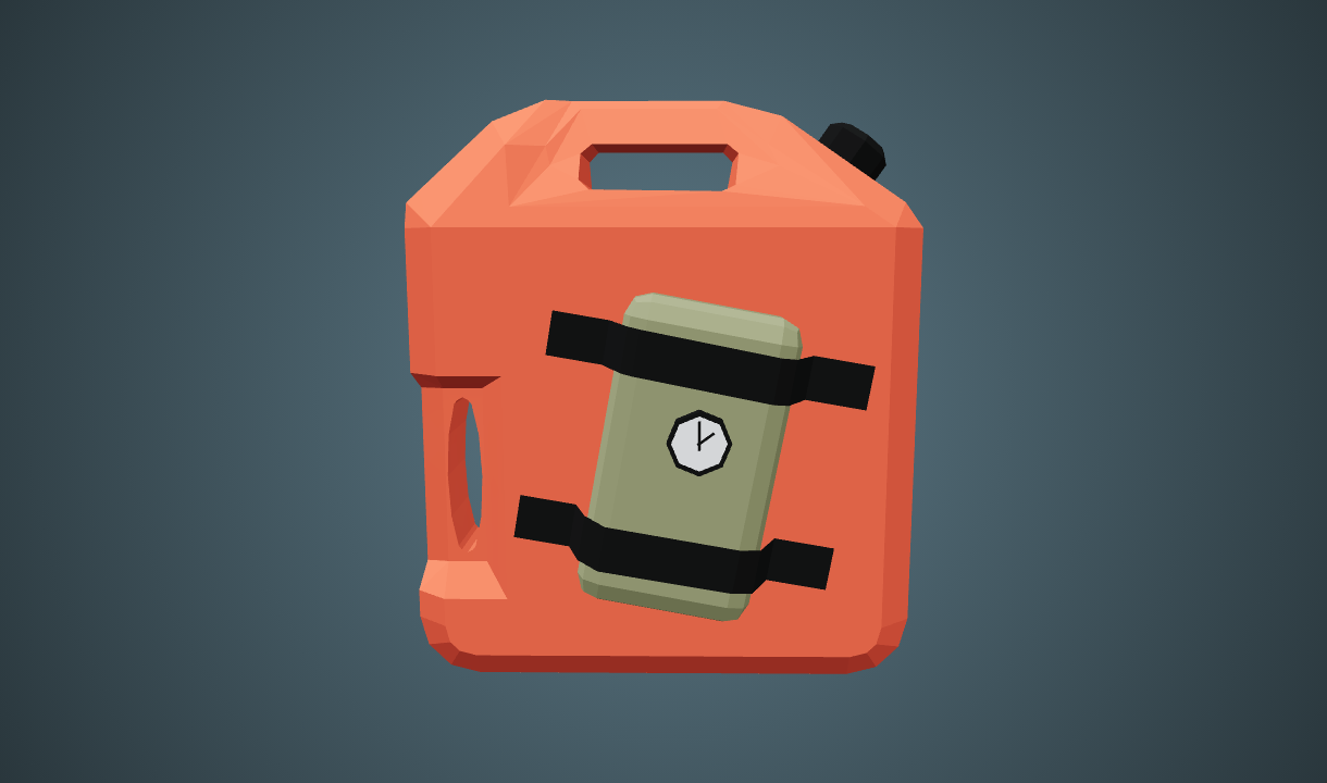 Gasoline Bomb - Free 3D Model By CreativeTrio - Poly Pizza