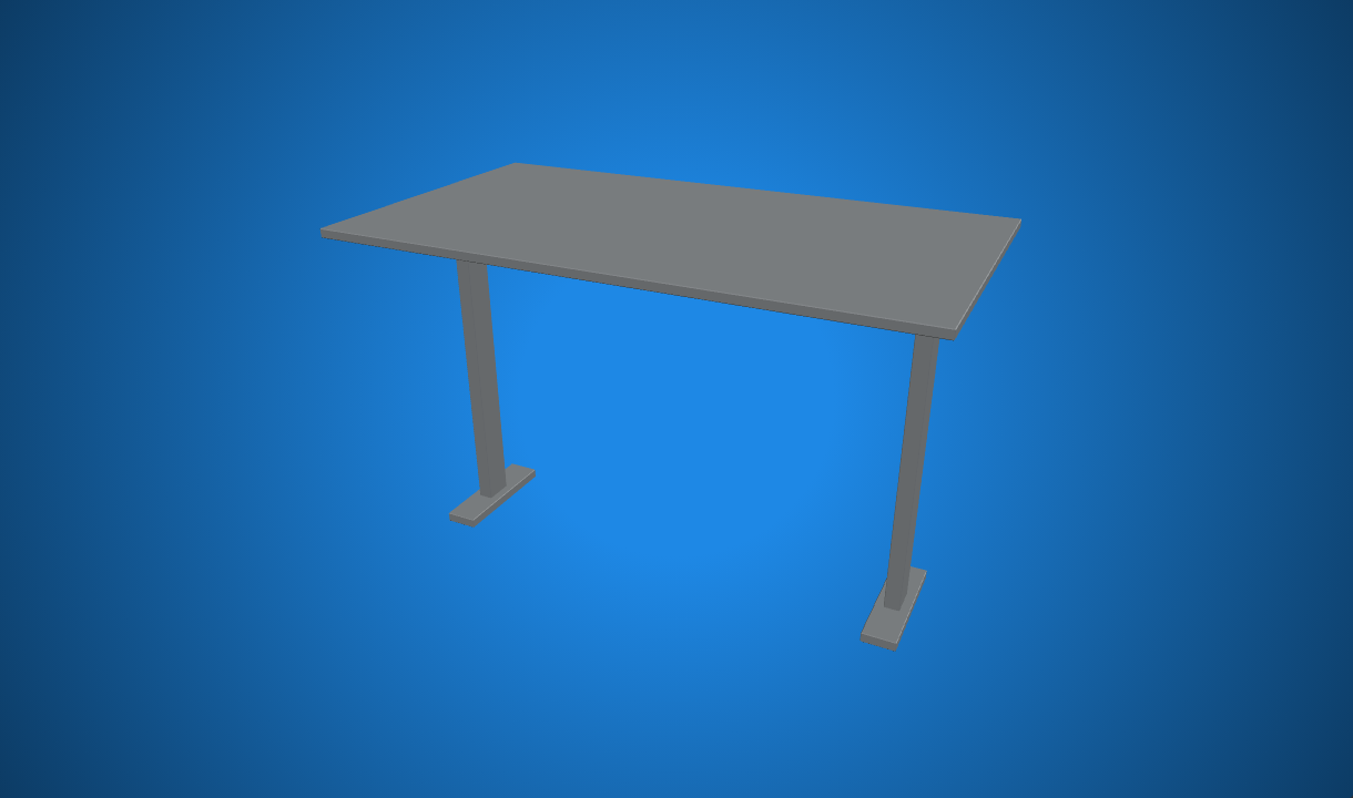Standing Desk - Free 3D Model By Zsky - Poly Pizza