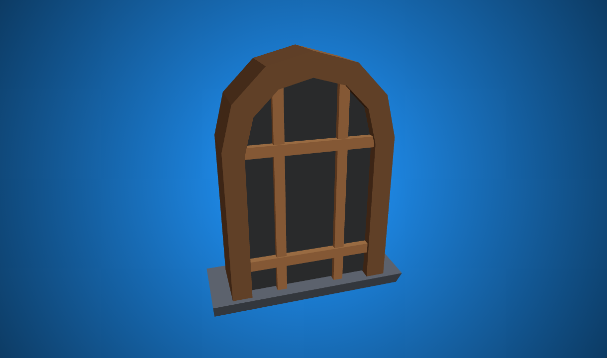 Window - Free 3D Model By Quaternius - Poly Pizza