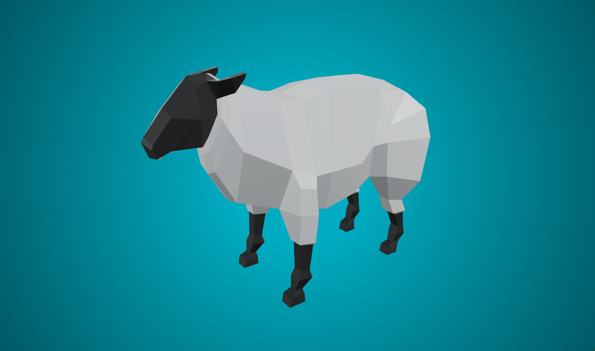 Sheep - Free 3D Model By Quaternius - Poly Pizza
