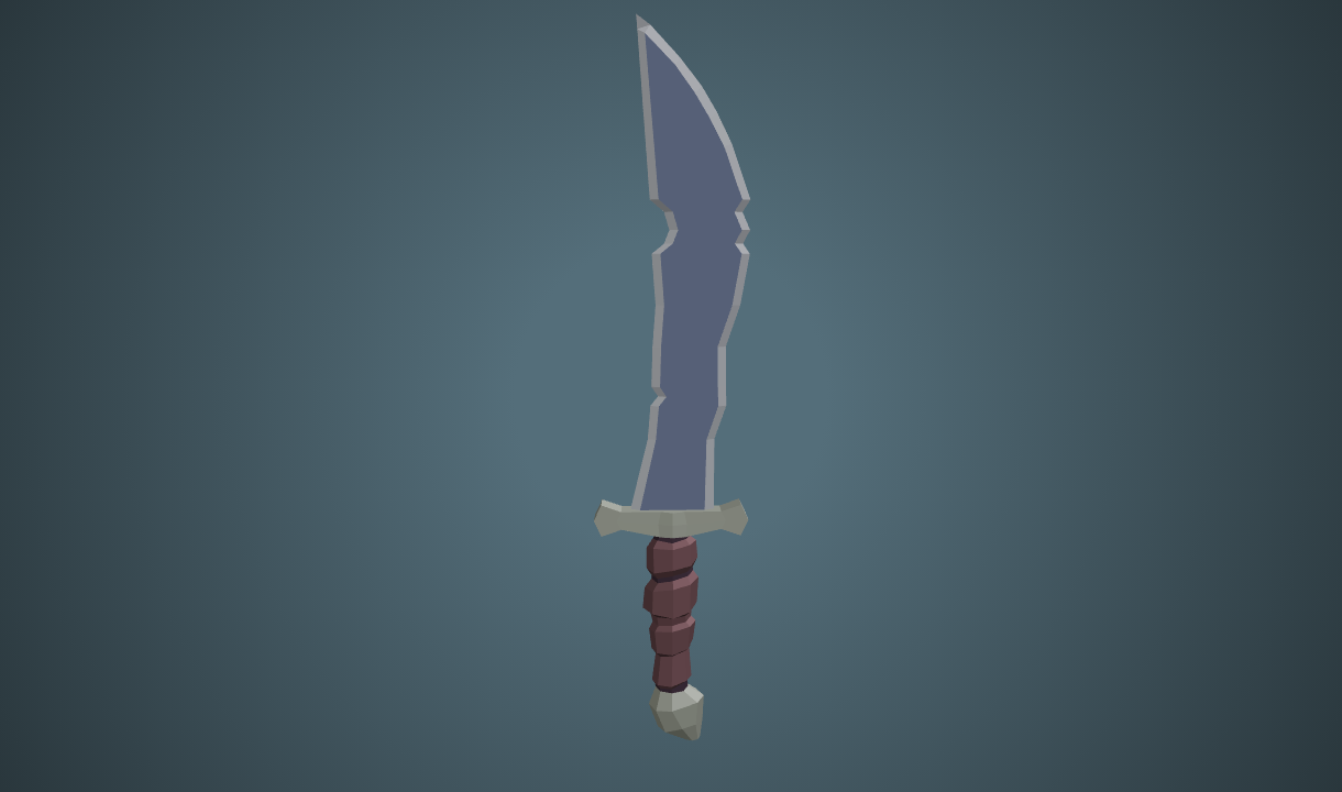 Dagger - Free 3D Model By Quaternius - Poly Pizza