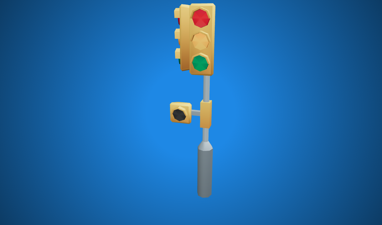 Traffic light - Free 3D Model By Kay Lousberg - Poly Pizza