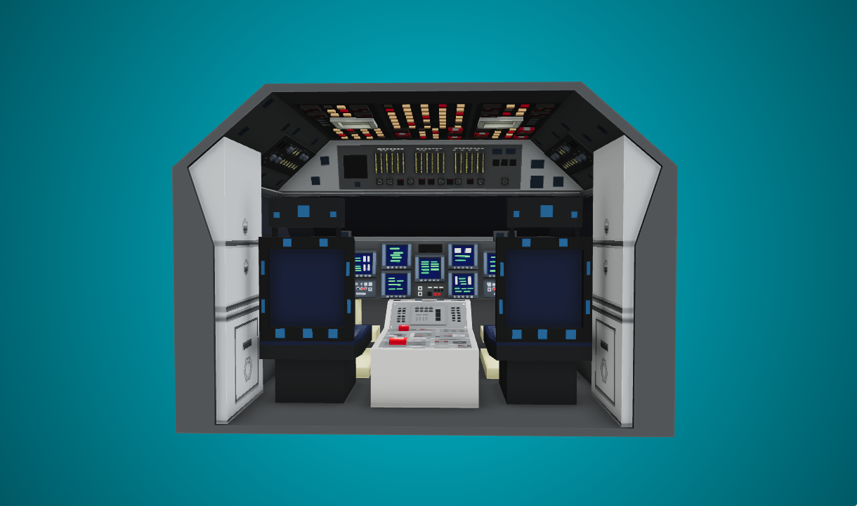 Cockpit control center - Free 3D Model By Poly by Google - Poly Pizza