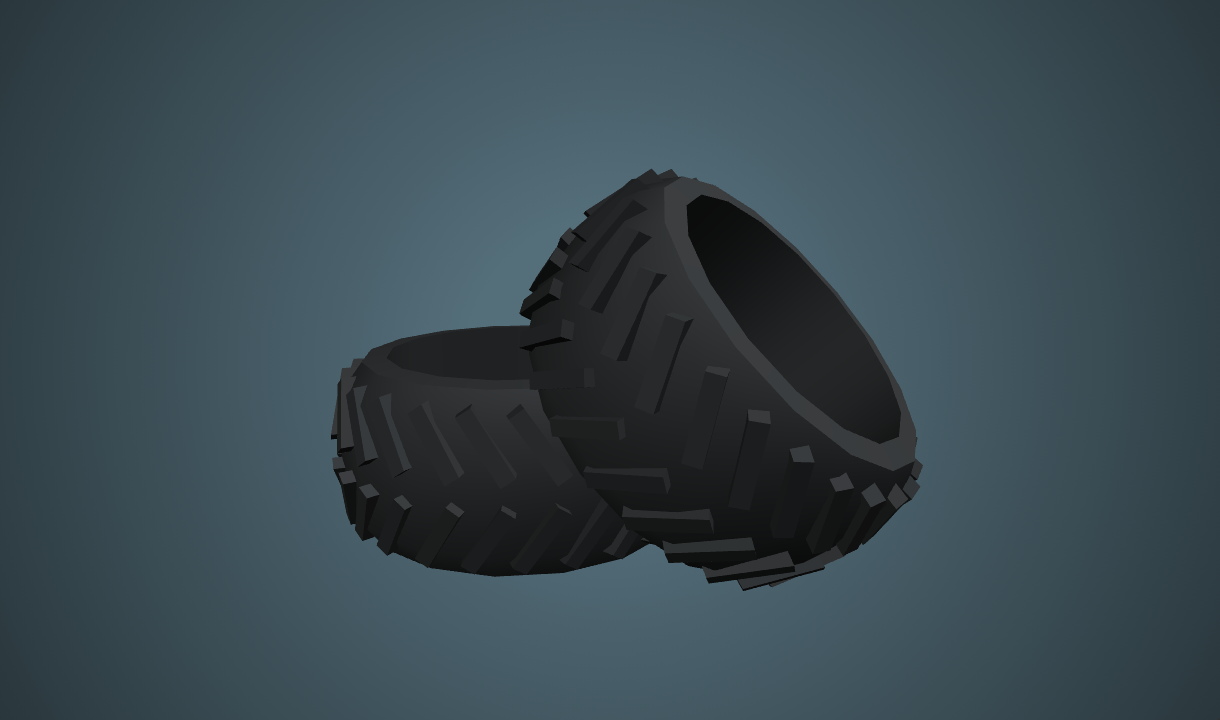 Tires - Free 3D Model By Quaternius - Poly Pizza