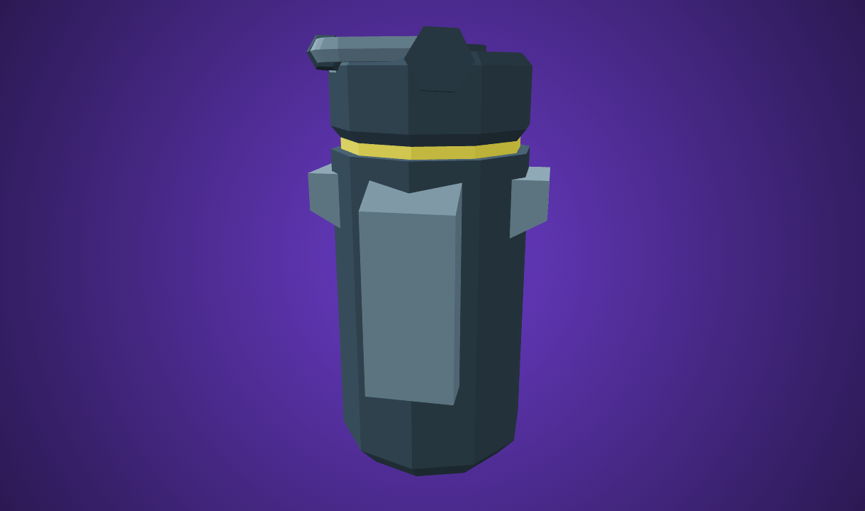 Energy Canister - Free 3D Model By Nick Slough - Poly Pizza