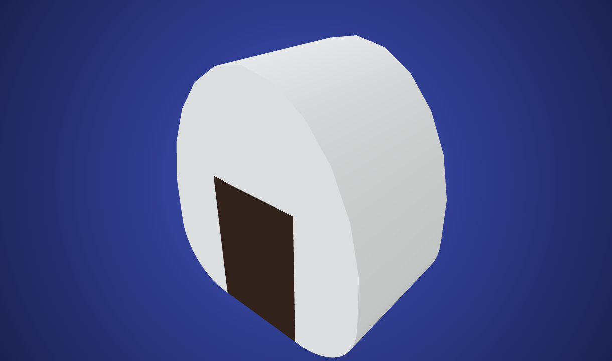 Rice Ball - Free 3D Model By Kenney - Poly Pizza