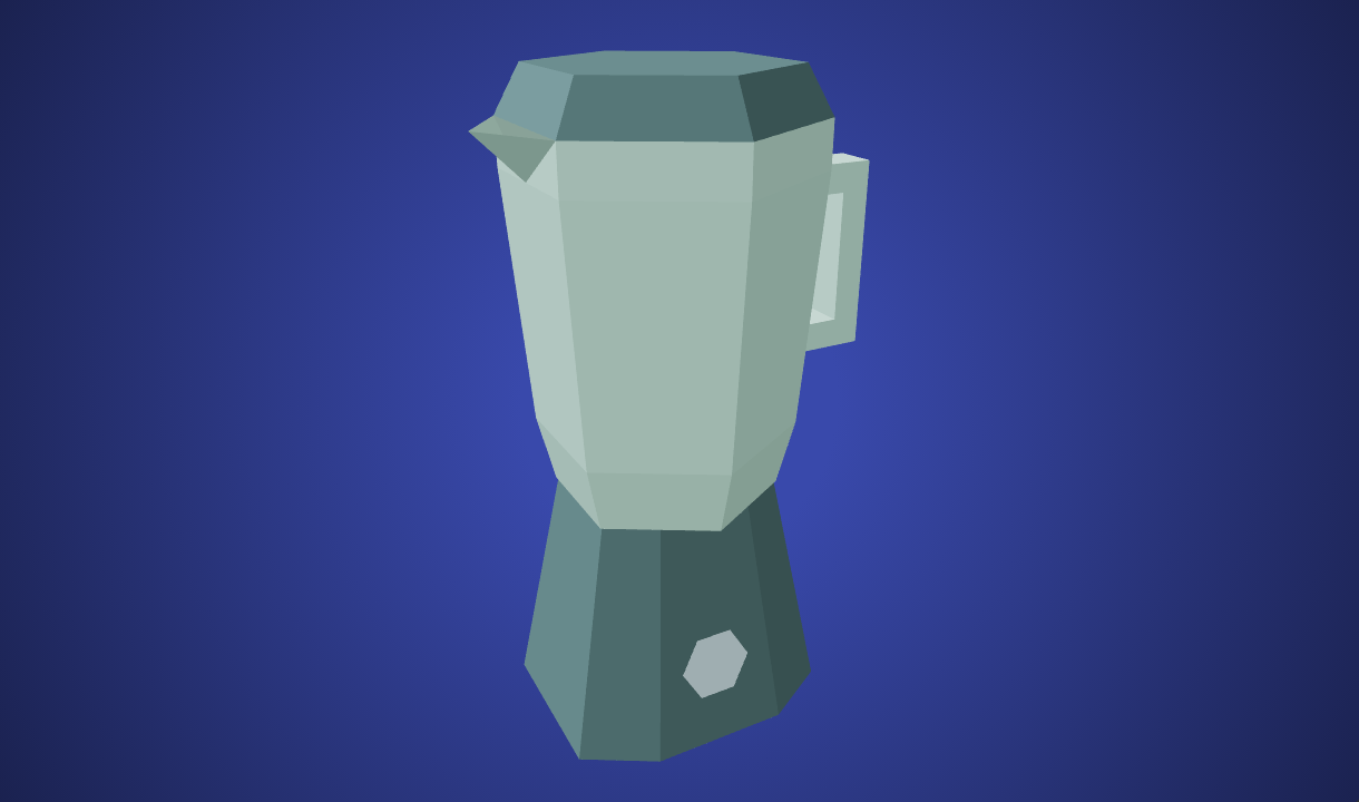 Kitchen Blender - Free 3D Model By Kenney - Poly Pizza