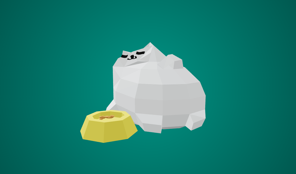 Tubbs the cat - Free 3D Model By Nikki Morin - Poly Pizza