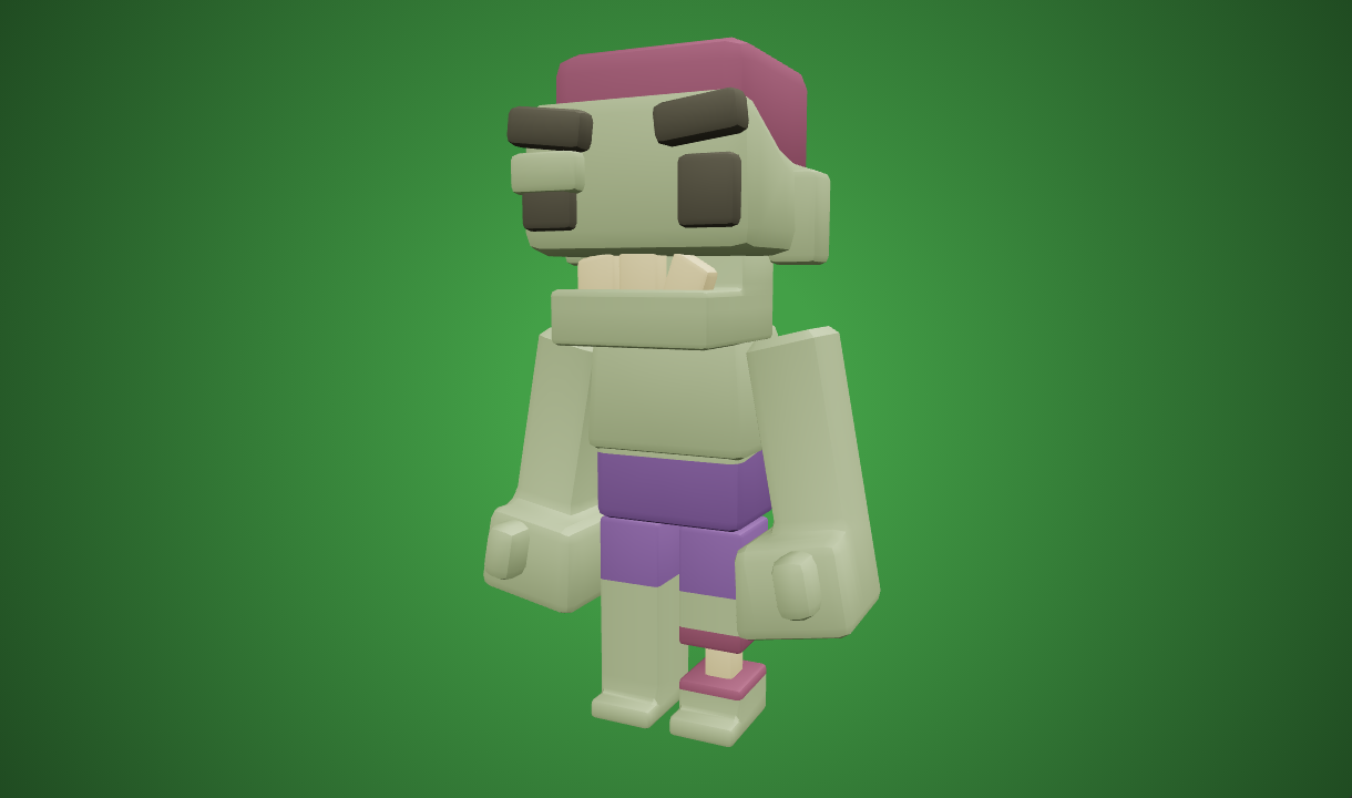 Zombie - Free 3D Model By Quaternius - Poly Pizza