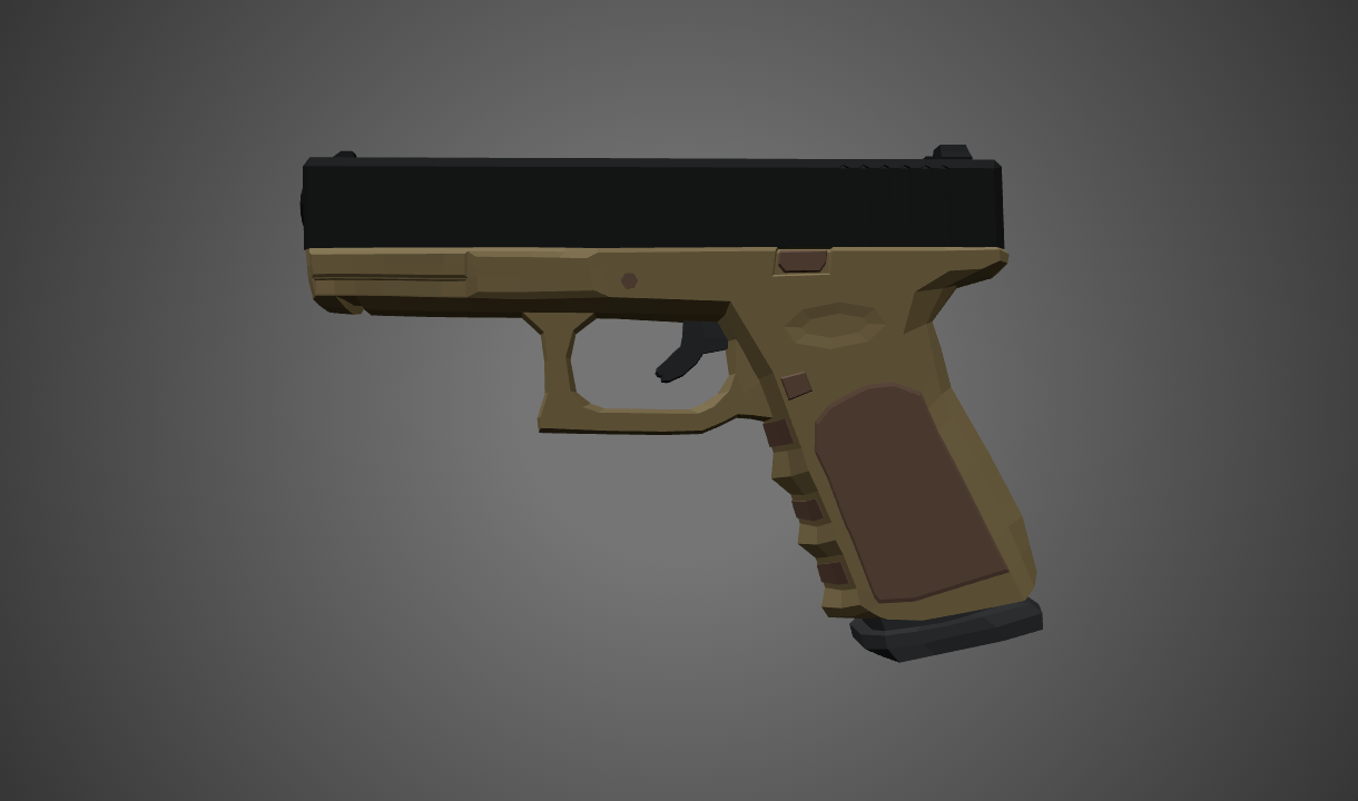 Rigged Glock 19 - Free 3D Model By PuKkBuMXDD - Poly Pizza
