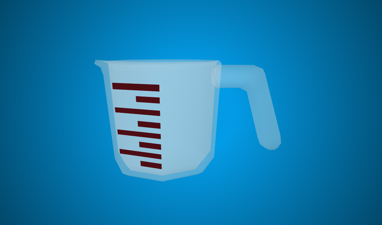 Measuring Cup - Free 3D Model By MilkAndBanana - Poly Pizza
