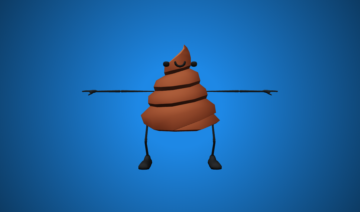 Poo Character - Free 3D Model By Polygonal Mind - Poly Pizza